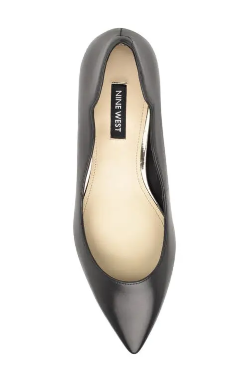 Nine West Pointed-toe Flat - Black