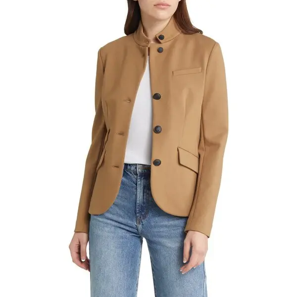 Rag & Bone Slade Ponte Blazer - Camel