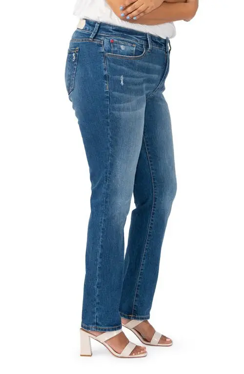 SLINK JEANS High-rise Straight-leg Jeans - Nylah
