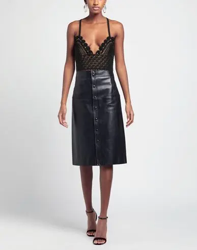 NUDE Knitted Crop Top - Black