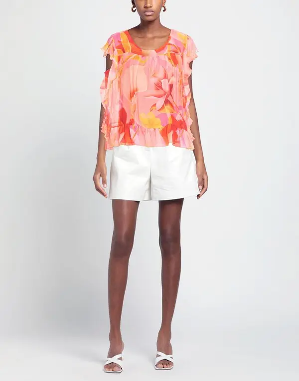 Liu Jo Floral-print Viscose-silk Top