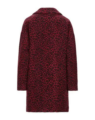 Liu Jo Felted Leopard-print Double-breasted Coat