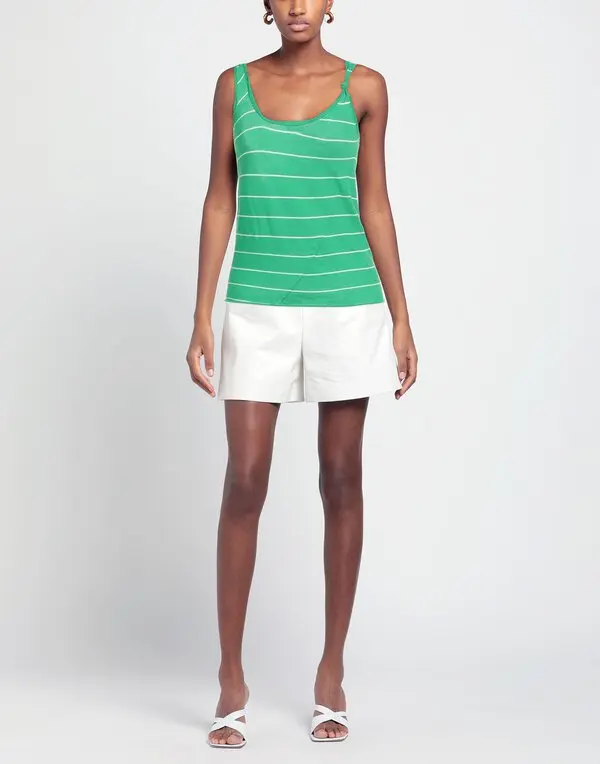 ROBERTO COLLINA Cotton Tank Top - Green