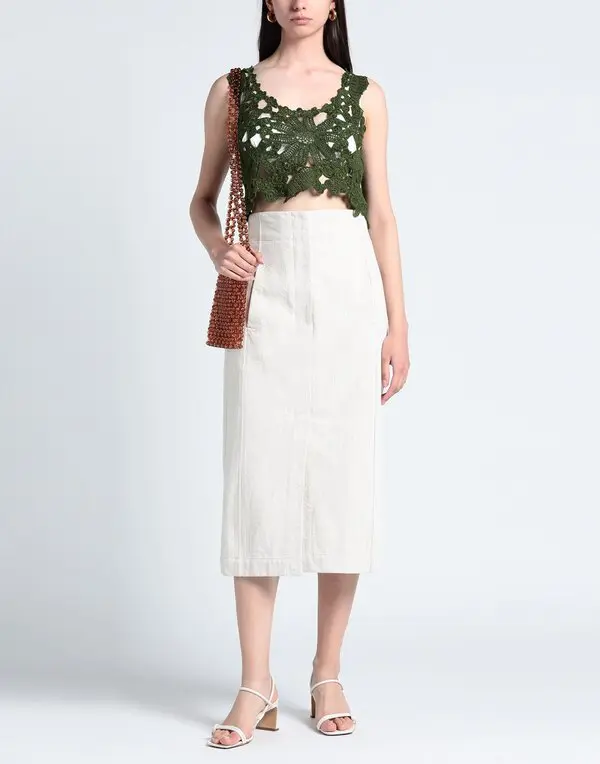 P.a.r.o.s.h Knit Crop Top - Green