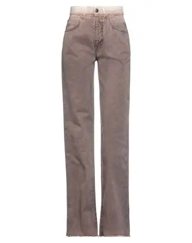 ANTONELLA RIZZA Cotton Straight-leg Jeans - Brown