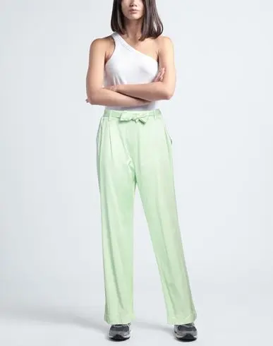 GAËLLE PARIS Straight-leg Twill Pants - Green