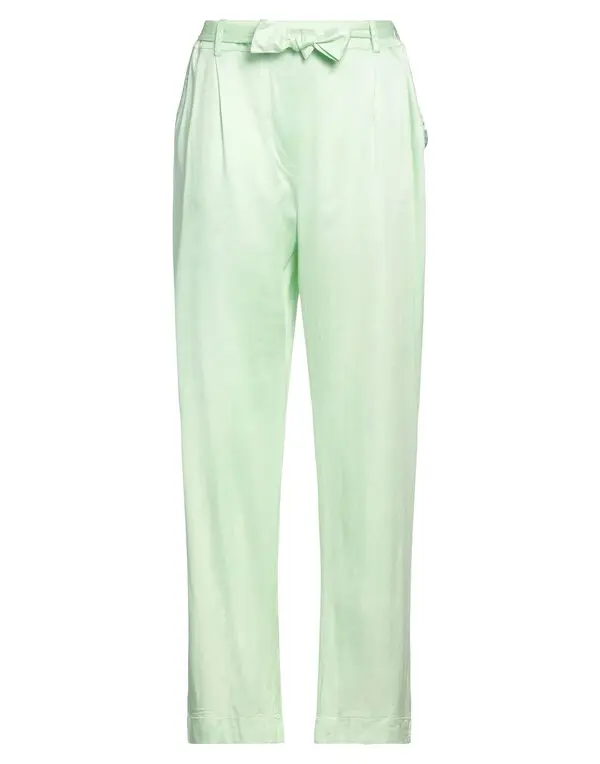 GAËLLE PARIS Straight-leg Twill Pants - Green