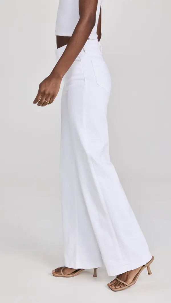 L'Agence Clayton Wide Leg Jeans