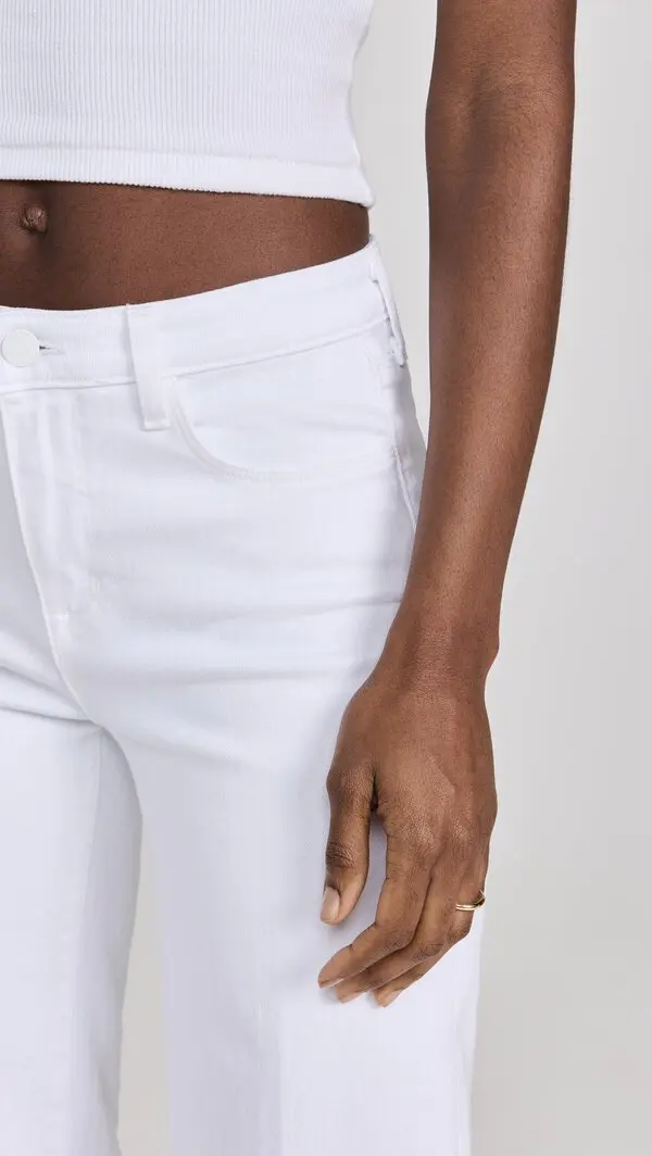 L'Agence Clayton Wide Leg Jeans