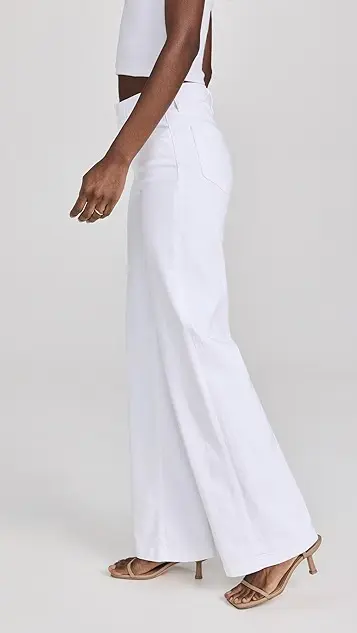 L'Agence Clayton Wide Leg Jeans
