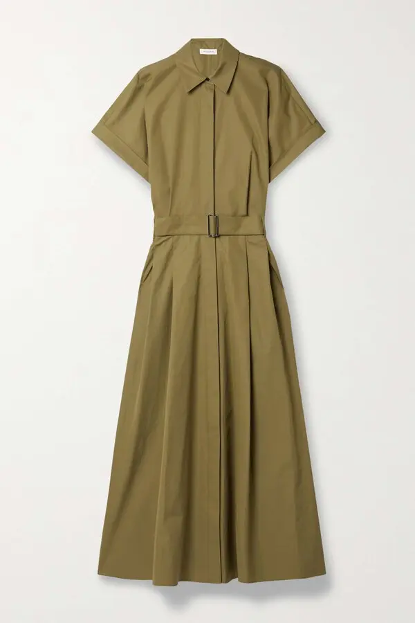 green emerald velvet dress Army Green Cap Sleeve Collared V Neck Mini Dress main image 0