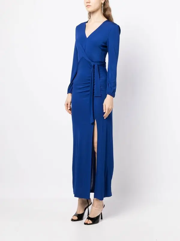 Diane Von Furstenberg Ruched Bodycon Maxi Dress