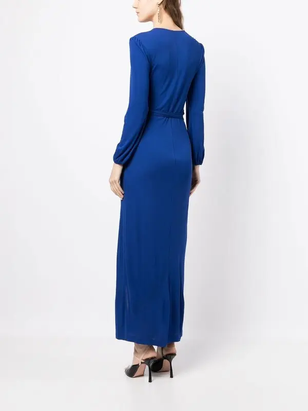 Diane Von Furstenberg Ruched Bodycon Maxi Dress