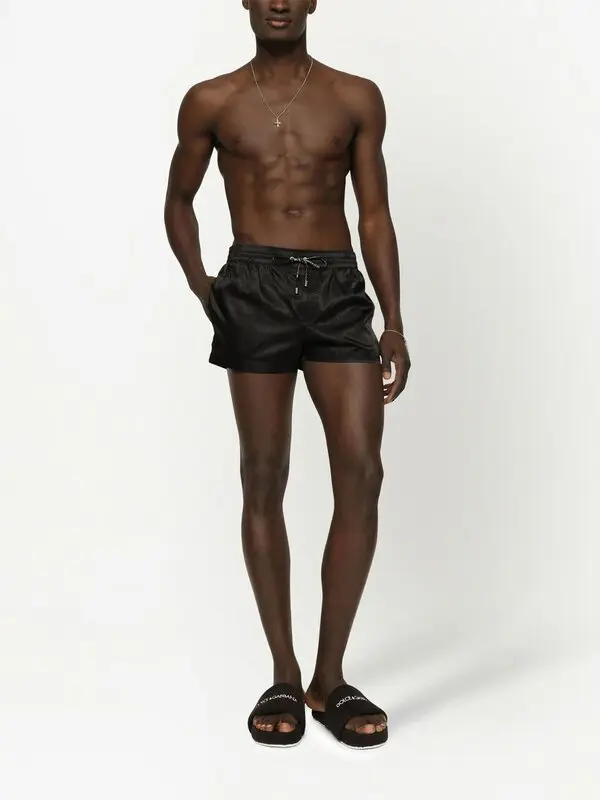 Dolce & Gabbana Dg Monogram Jacquard Swim Shorts