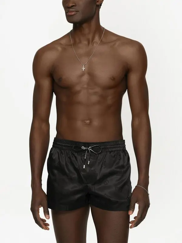 Dolce & Gabbana Dg Monogram Jacquard Swim Shorts