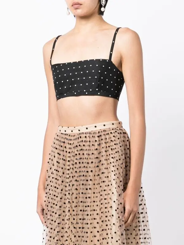 MACGRAW Abbey Polka-dot Top