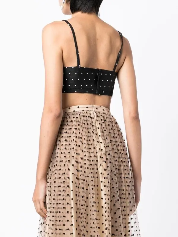 MACGRAW Abbey Polka-dot Top