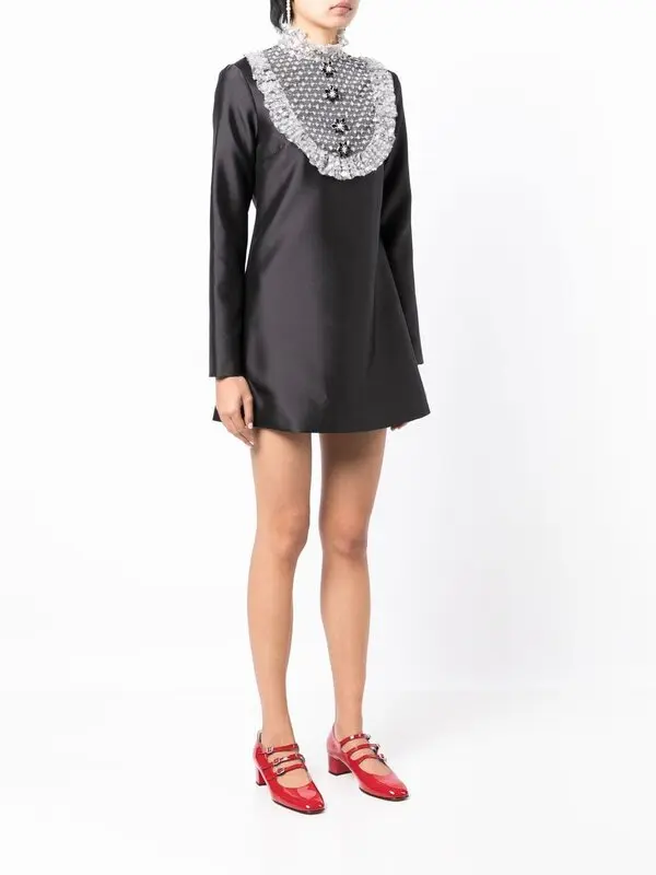 MACGRAW Tempo Long-sleeve Mini Dress