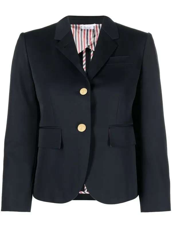 Thom Browne Single-breasted Blazer - Blue