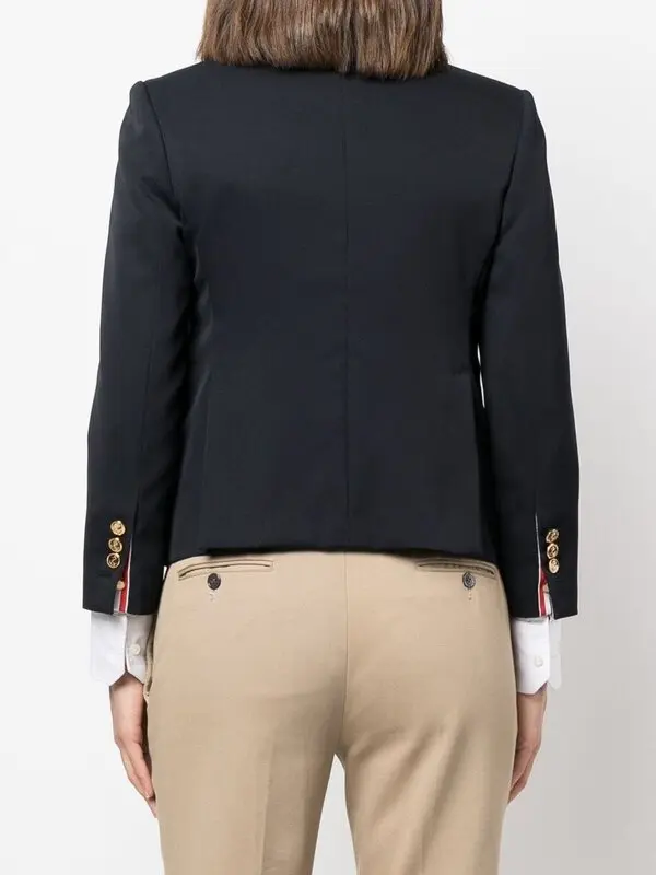 Thom Browne Single-breasted Blazer - Blue