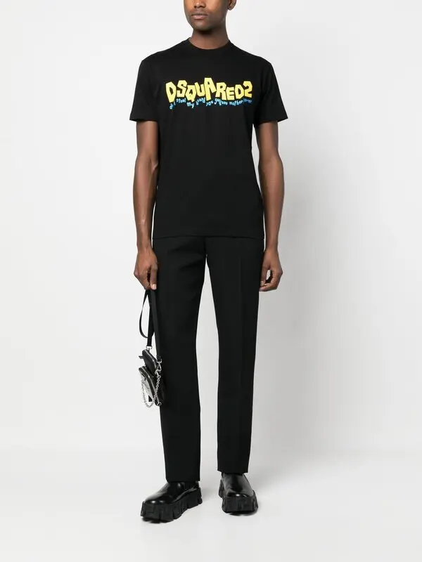 Dsquared2 Logo Print Crew-neck T-shirt