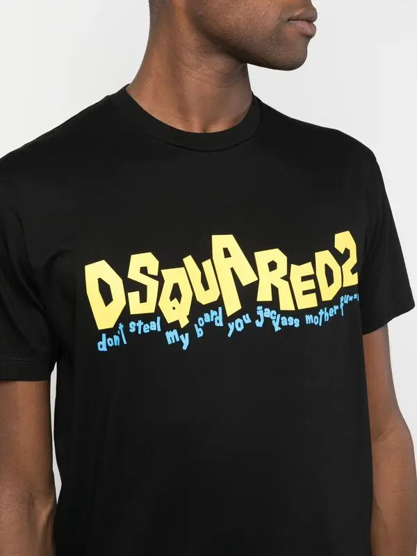 Dsquared2 Logo Print Crew-neck T-shirt
