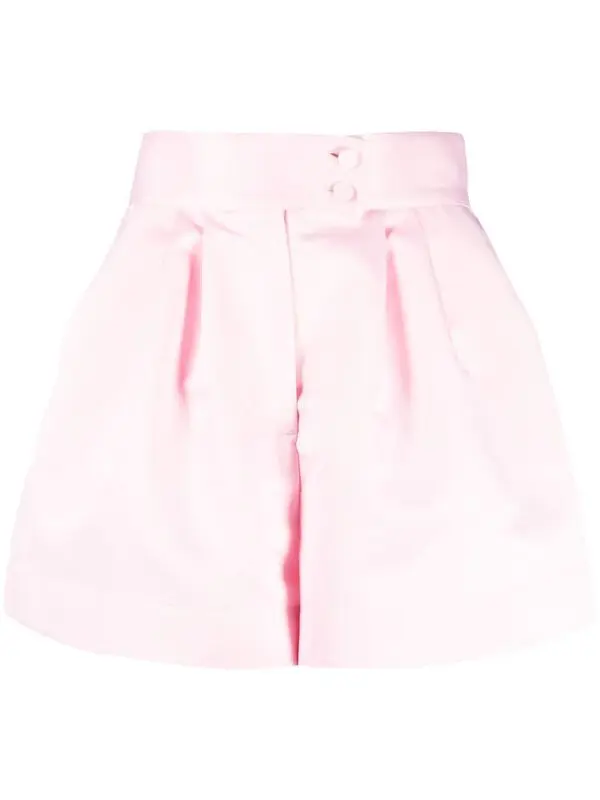 STYLAND Satin-finish Mini Shorts - Pink