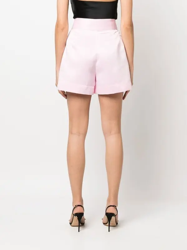 STYLAND Satin-finish Mini Shorts - Pink