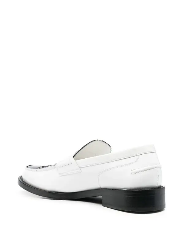 STEFAN COOKE Slashed Leather Loafers