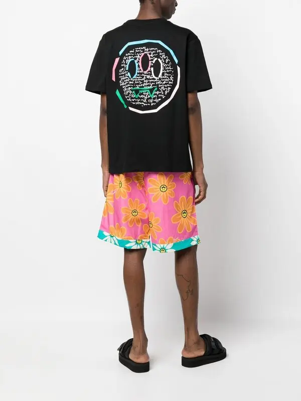 BARROW Logo-print Cotton Shorts