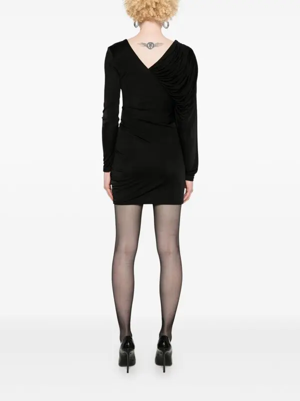 Saint Laurent Draped Mini Dress