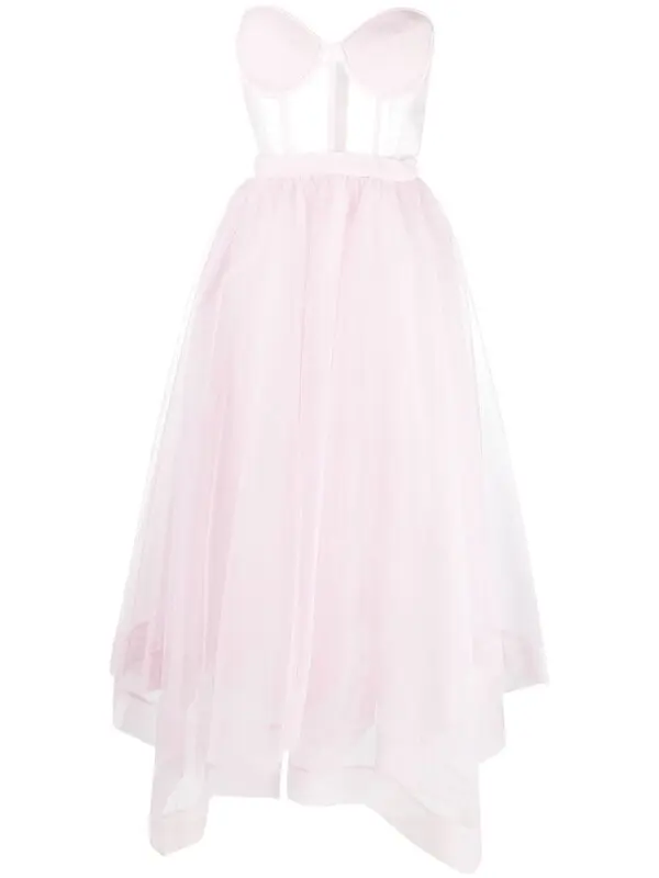 Alexander McQueen Strapless Dress