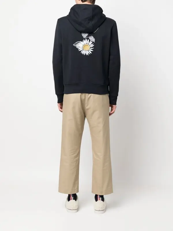 Thom Browne Hooded Sweatshirt - Blue