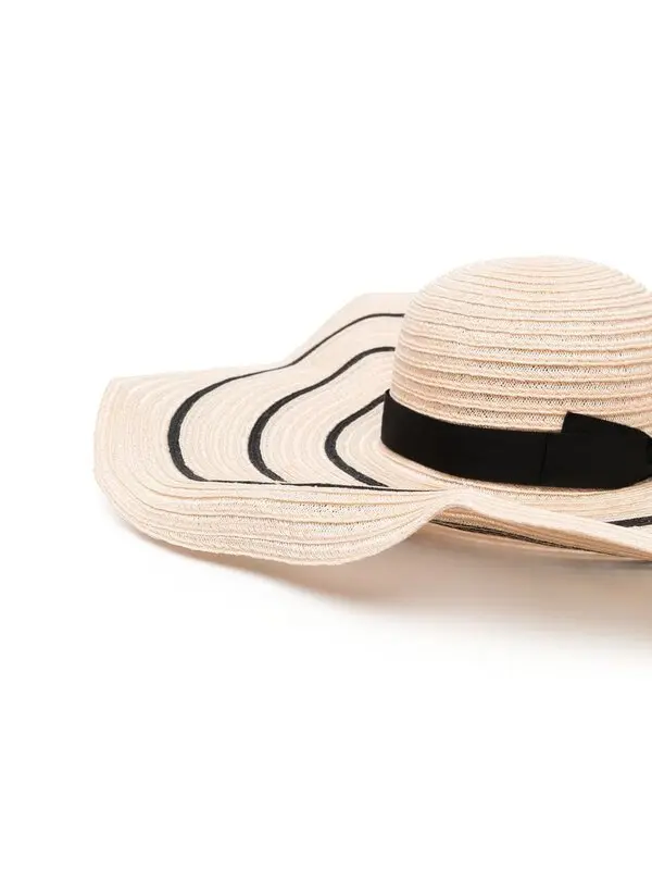 Borsalino Striped Sun Hat