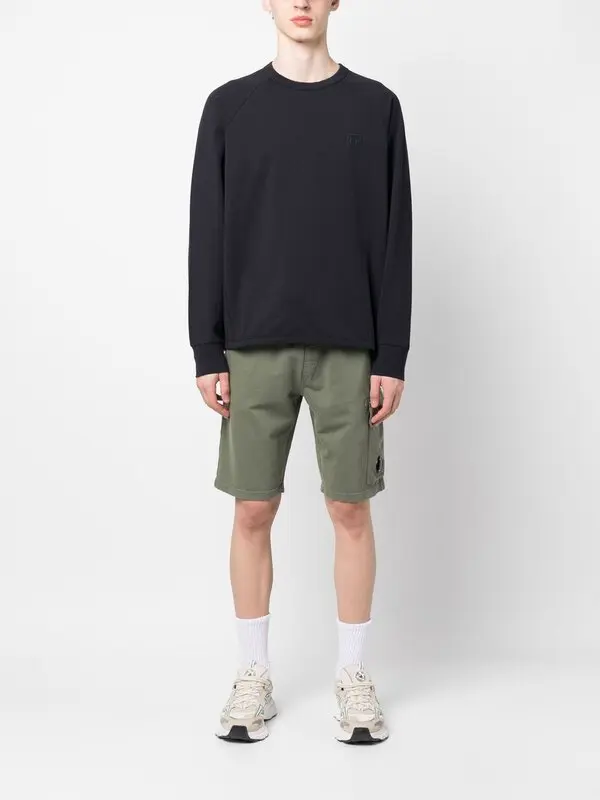C.P. COMPANY Lens-detail Cargo Shorts - Green