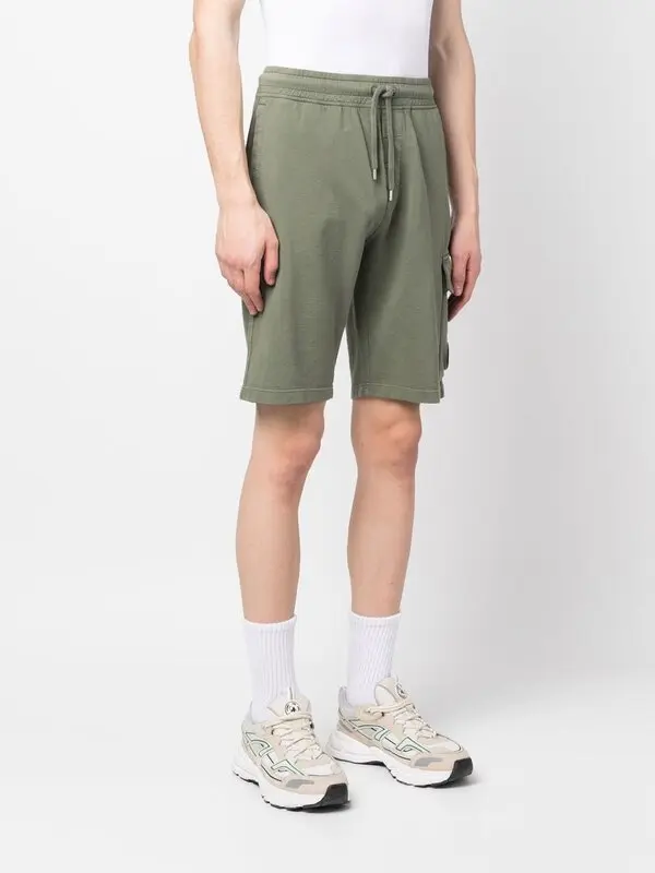 C.P. COMPANY Lens-detail Cargo Shorts - Green