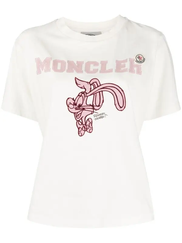 【本日限定お値下げ】MONCLER Tシャツ Disneyコラボ MONCLER GENIUS ALICIA KEYS Tシャツ メッセージ (MONCLER⁄Tシャツ
