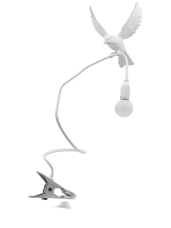 SELETTI Sparrow-landing Table Lamp - White