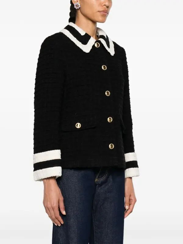 Gucci Contrast-trim Tweed Jacket