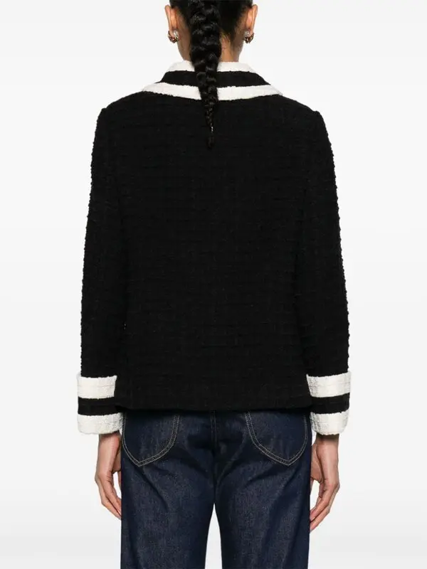Gucci Contrast-trim Tweed Jacket