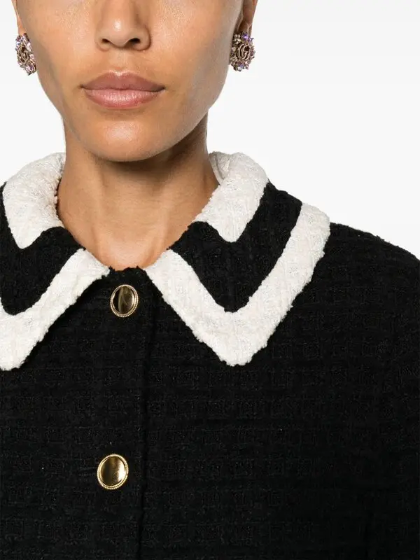 Gucci Contrast-trim Tweed Jacket
