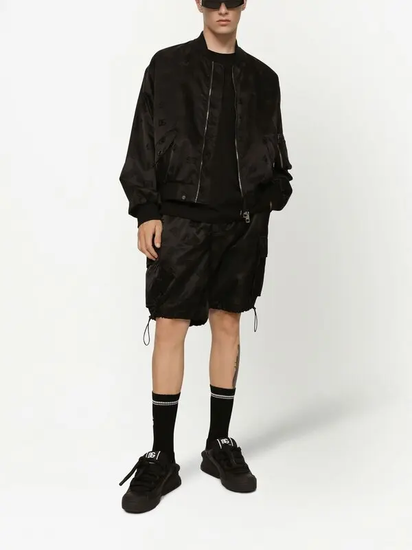Dolce & Gabbana Logo-detail Bomber Jacket - Black