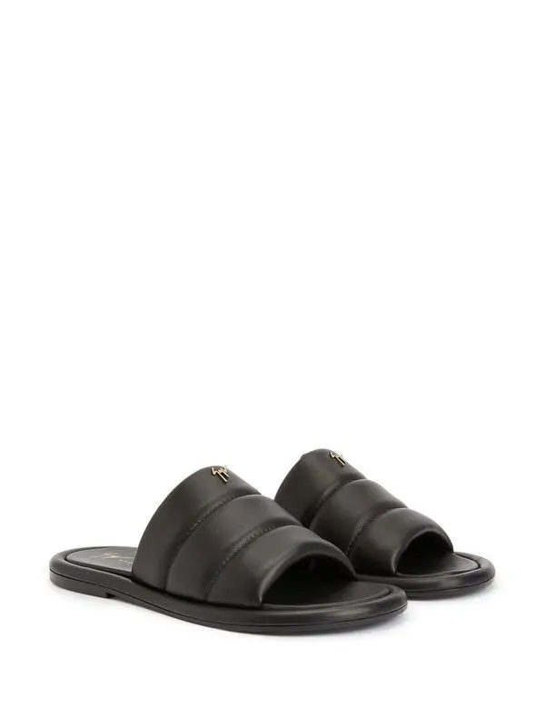 GIUSEPPE ZANOTTI Harmande Quilted Leather Slides