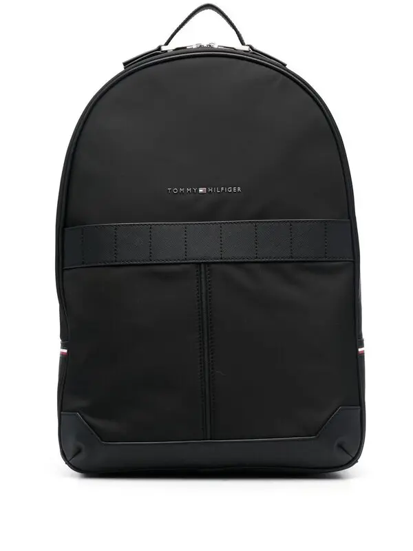 Tommy Hilfiger Structured Top Handle Backpack - Black