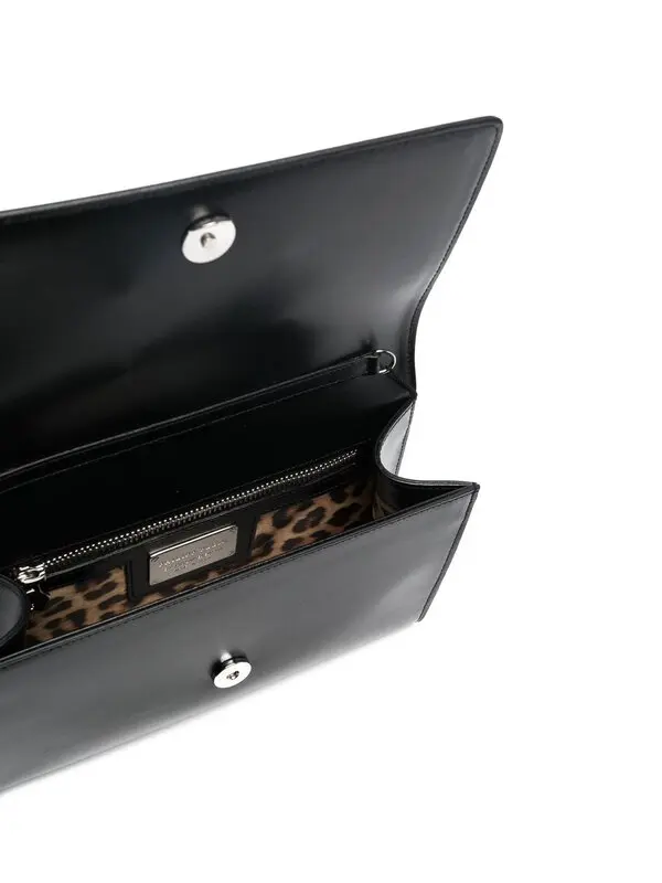 Philipp Plein Skull Ring Shoulder Bag - Black