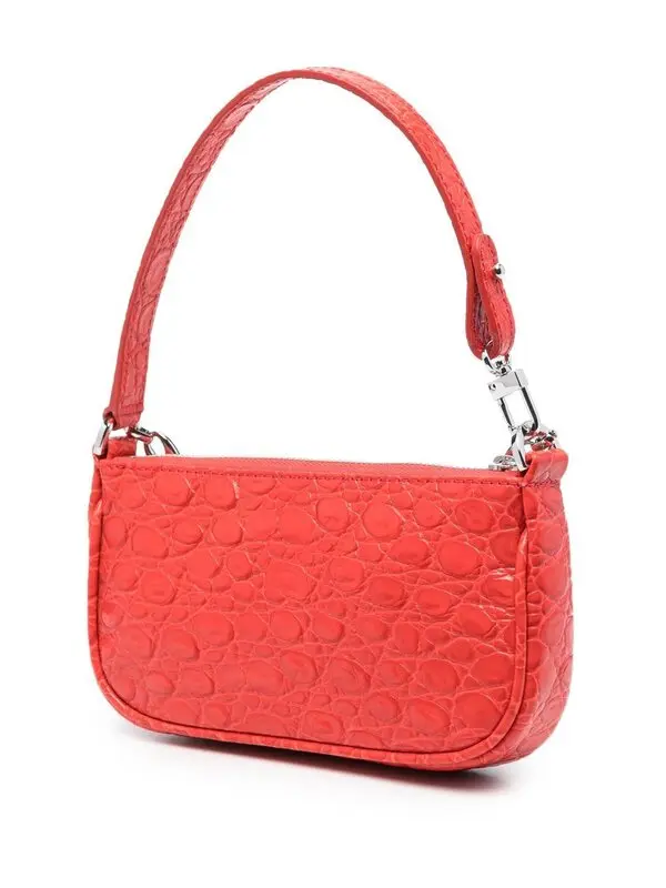 By Far Mini Rachel Leather Shoulder Bag