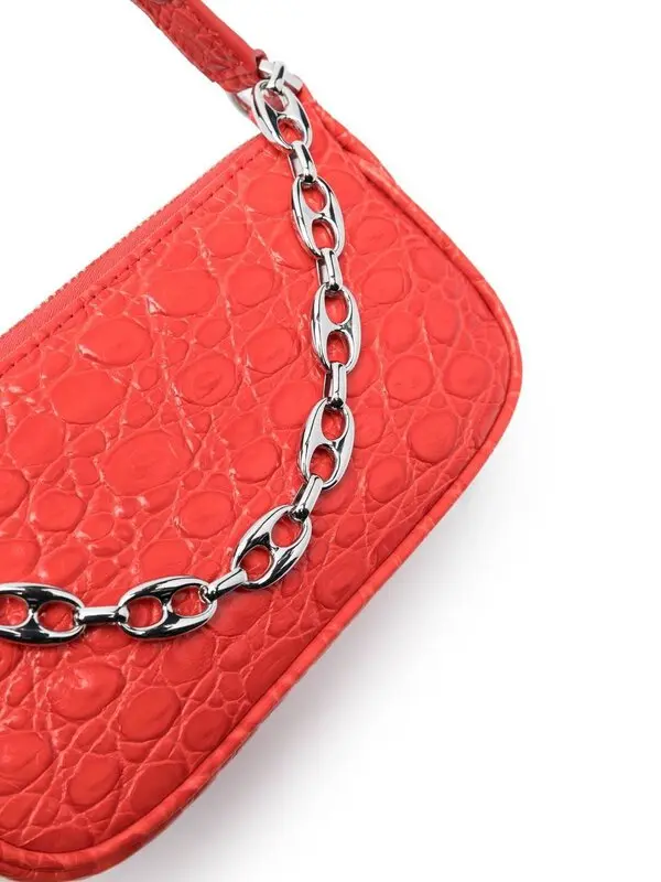 By Far Mini Rachel Leather Shoulder Bag