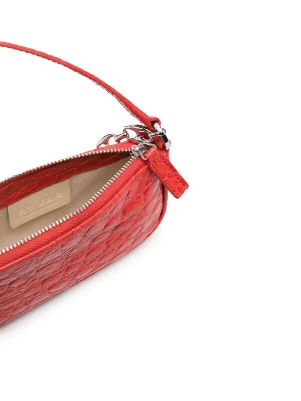 By Far Mini Rachel Leather Shoulder Bag
