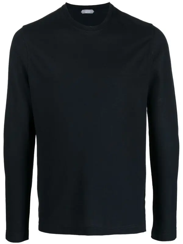 ZANONE Long-sleeved Cotton Sweatshirt