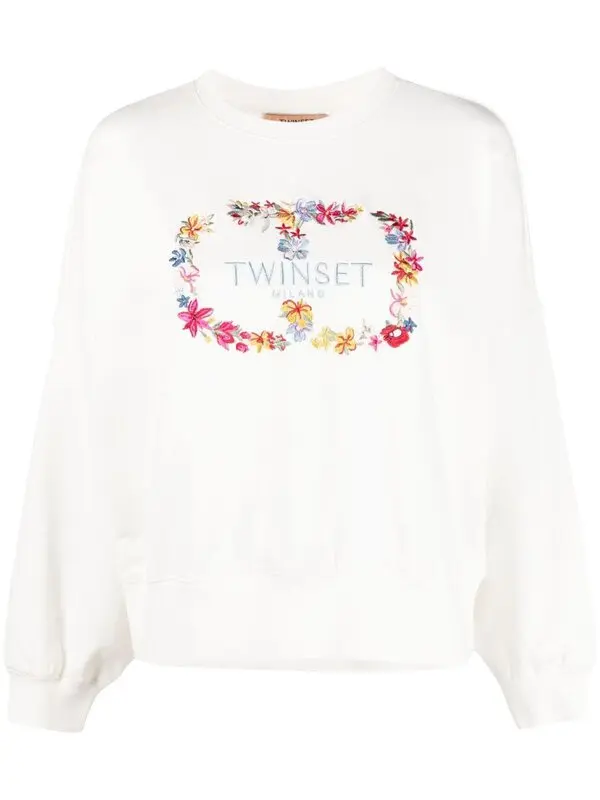 TWINSET Logo-embroidered Sweatshirt
